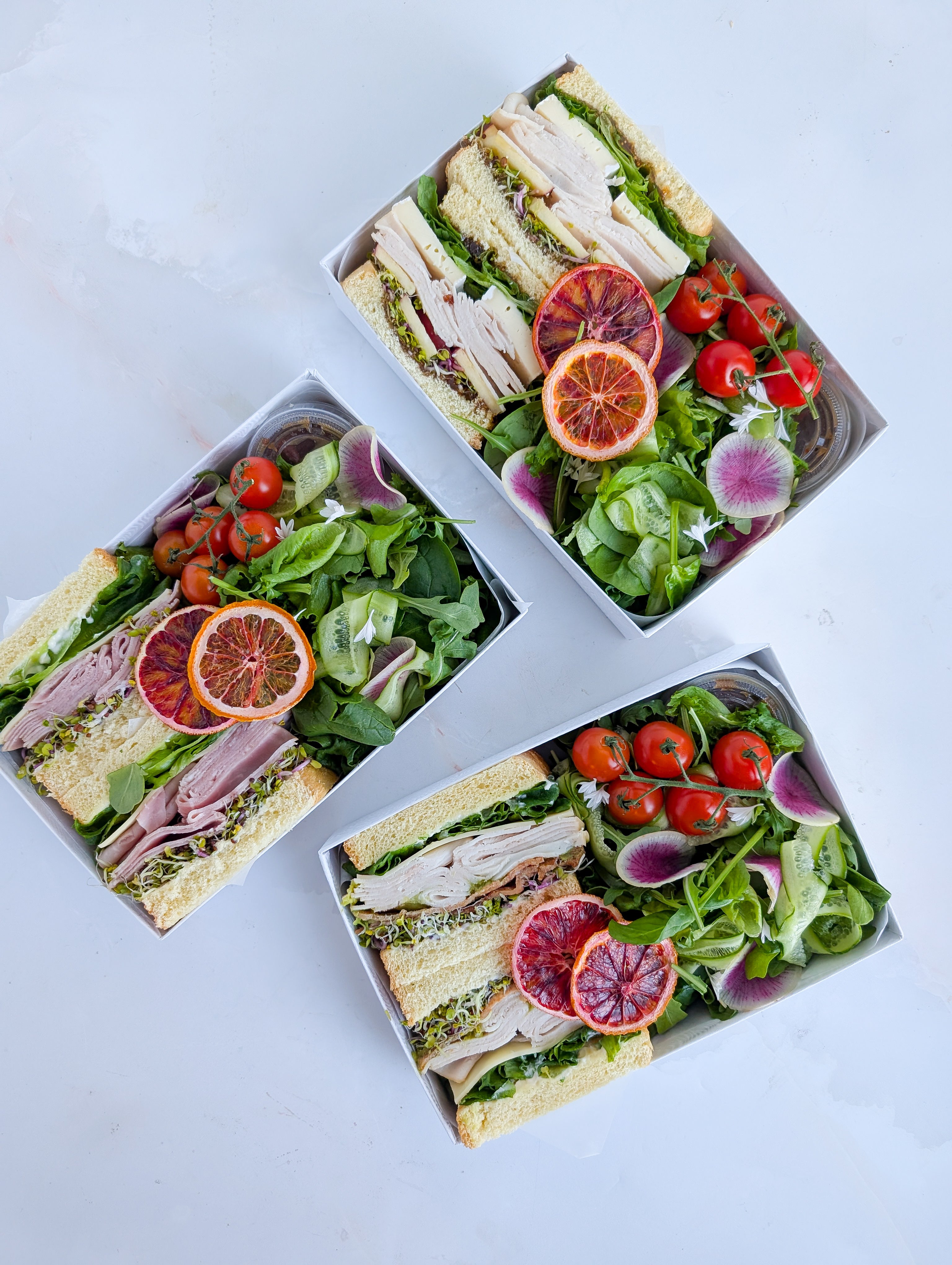 Assorted Sandwich & Wrap Lunch Boxes – La Belle Graze